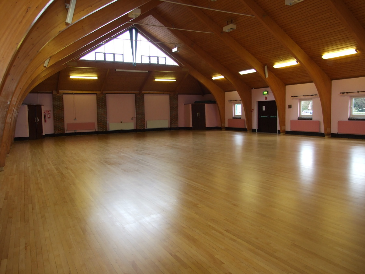 Main hall refurbished floor - Buckingham Community Hall Association
