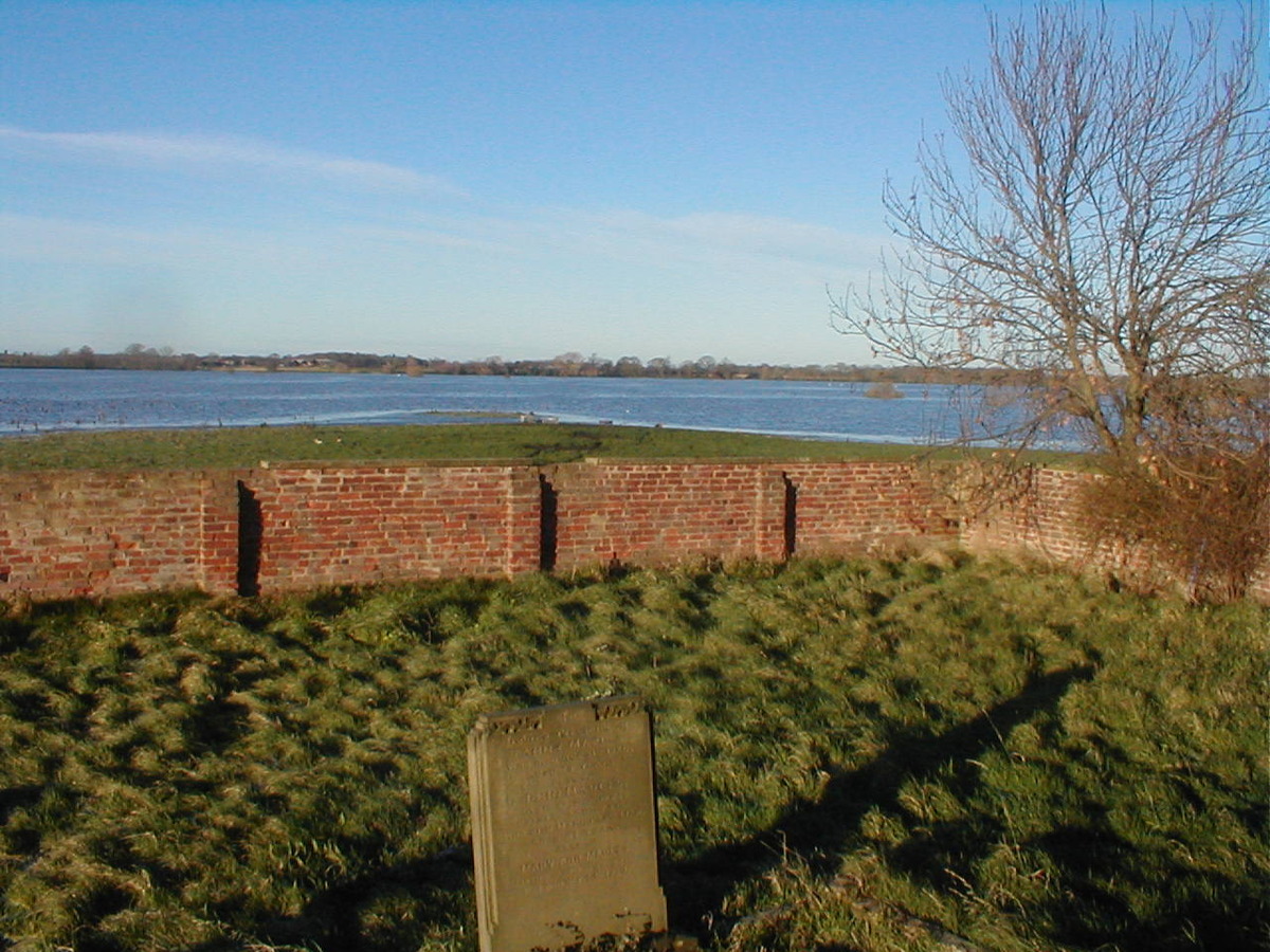 View from Ellerton Church in 2012 floods - Ellerton Aughton Villages