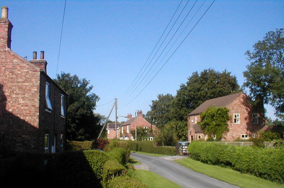 Top end of Main Street, Ellerton. 2012 - Ellerton Aughton Villages