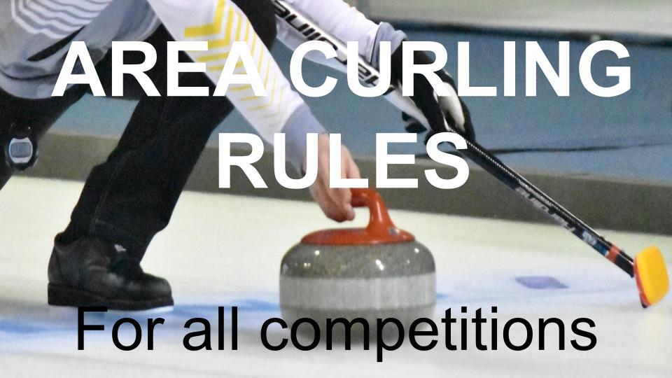 Competition Rules - Forth Valley Area