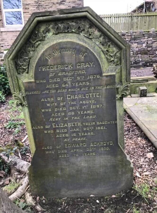 Frederick Gray - after - Friends of Chapel Street Cemetery
