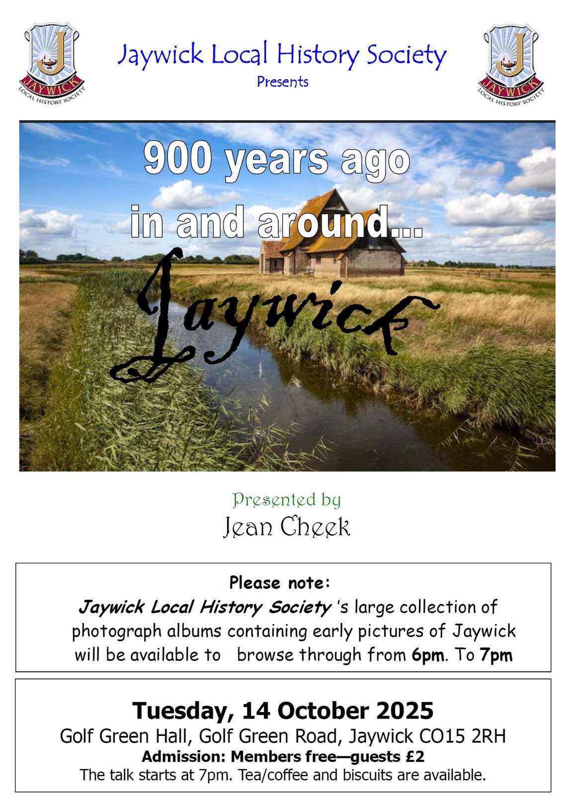 Jaywick 900 years ago - Jaywick Local History Society