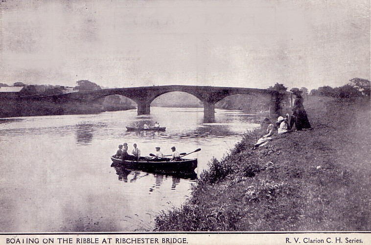 Boating on the Ribble - Ribchester History Society