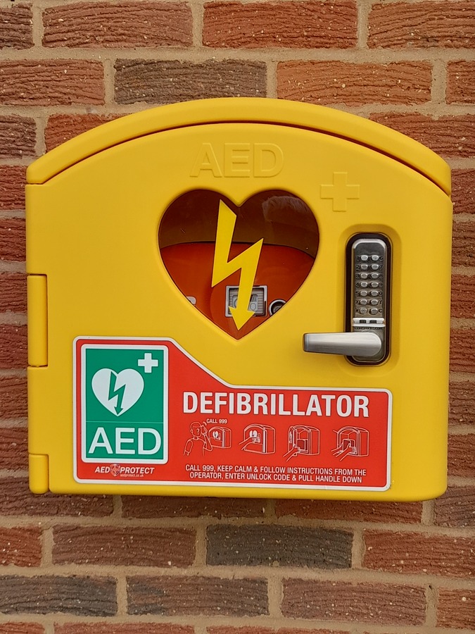 Defibrillator installed - South Hanningfield Village Hall